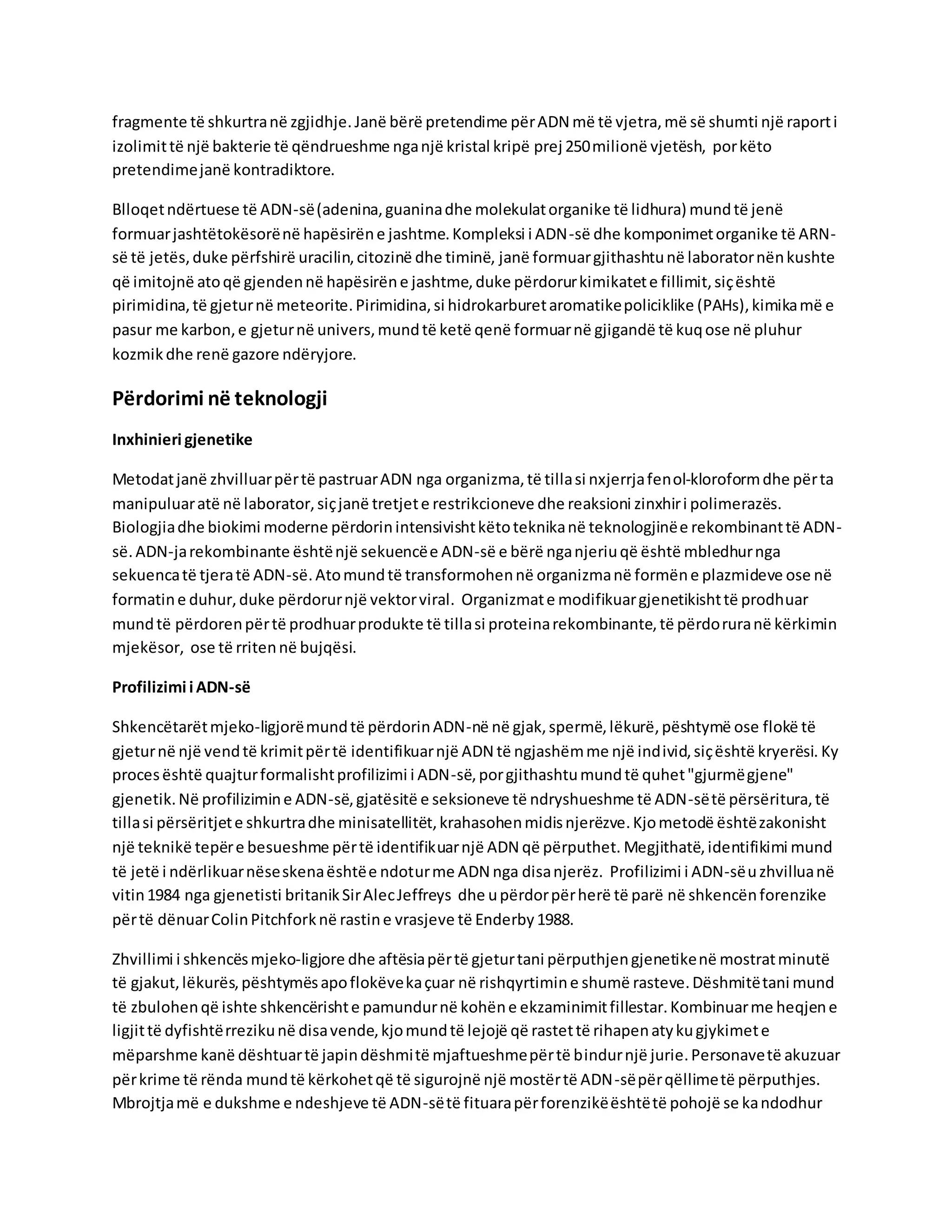 ADN - Acidi Desoksiribonukleik | DOCX