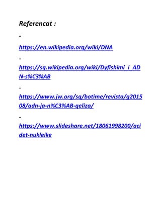 ADN - Acidi Desoksiribonukleik | DOCX