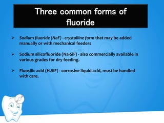 Fluoride In Dentistry | PPTX