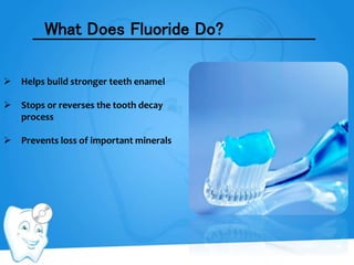 Fluoride In Dentistry | PPTX