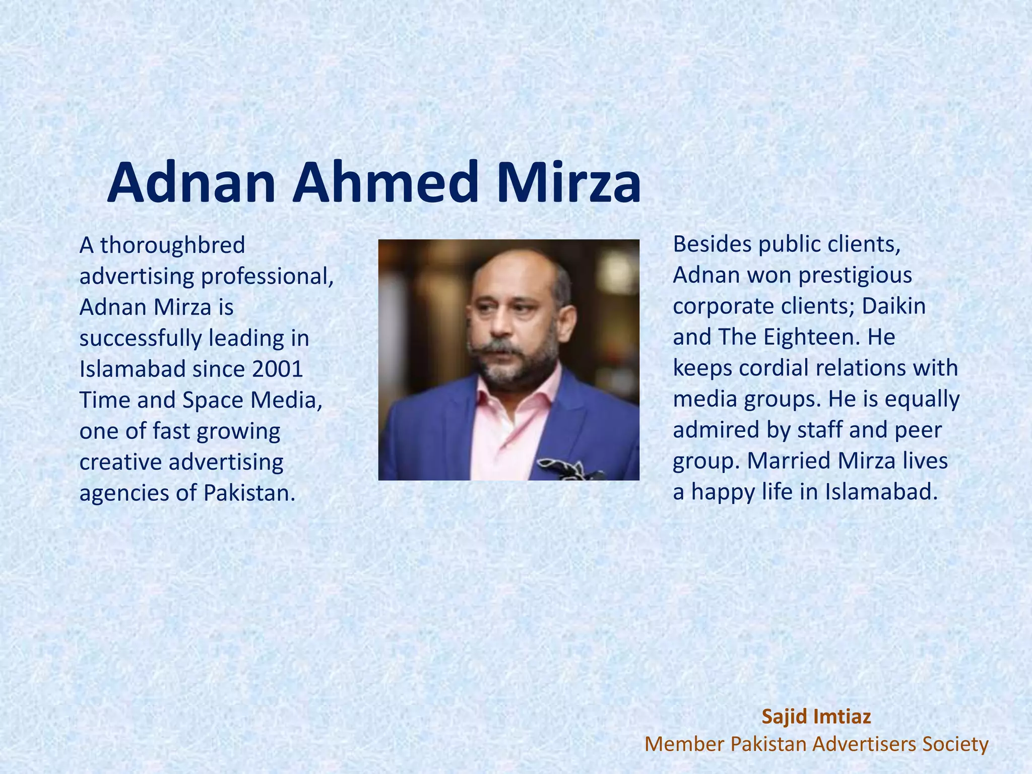 Adnan Ahmed Mirza | PPT