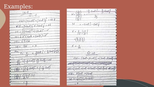 Curvature & Normal Vectors of a Curve | PPT | Free Download