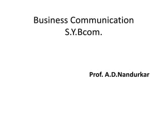 Business communication | PPT