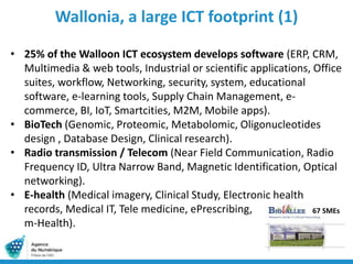 Overview of the ICT ecosystem of Wallonia | PPT