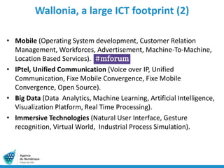 Overview of the ICT ecosystem of Wallonia | PPT