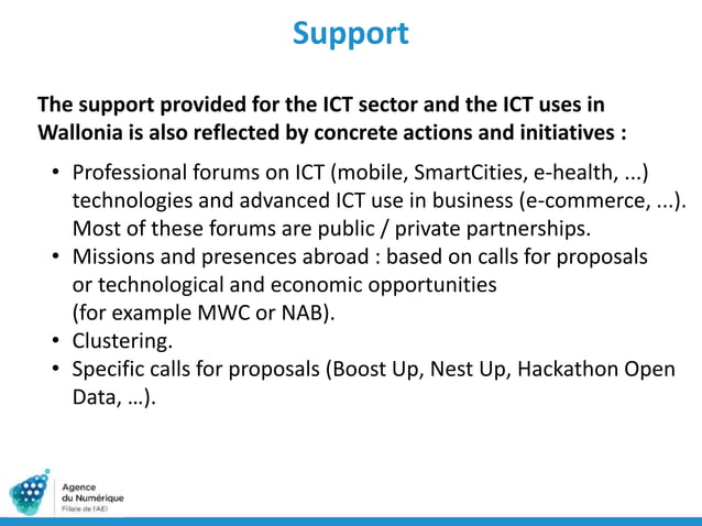 Overview of the ICT ecosystem of Wallonia | PPT