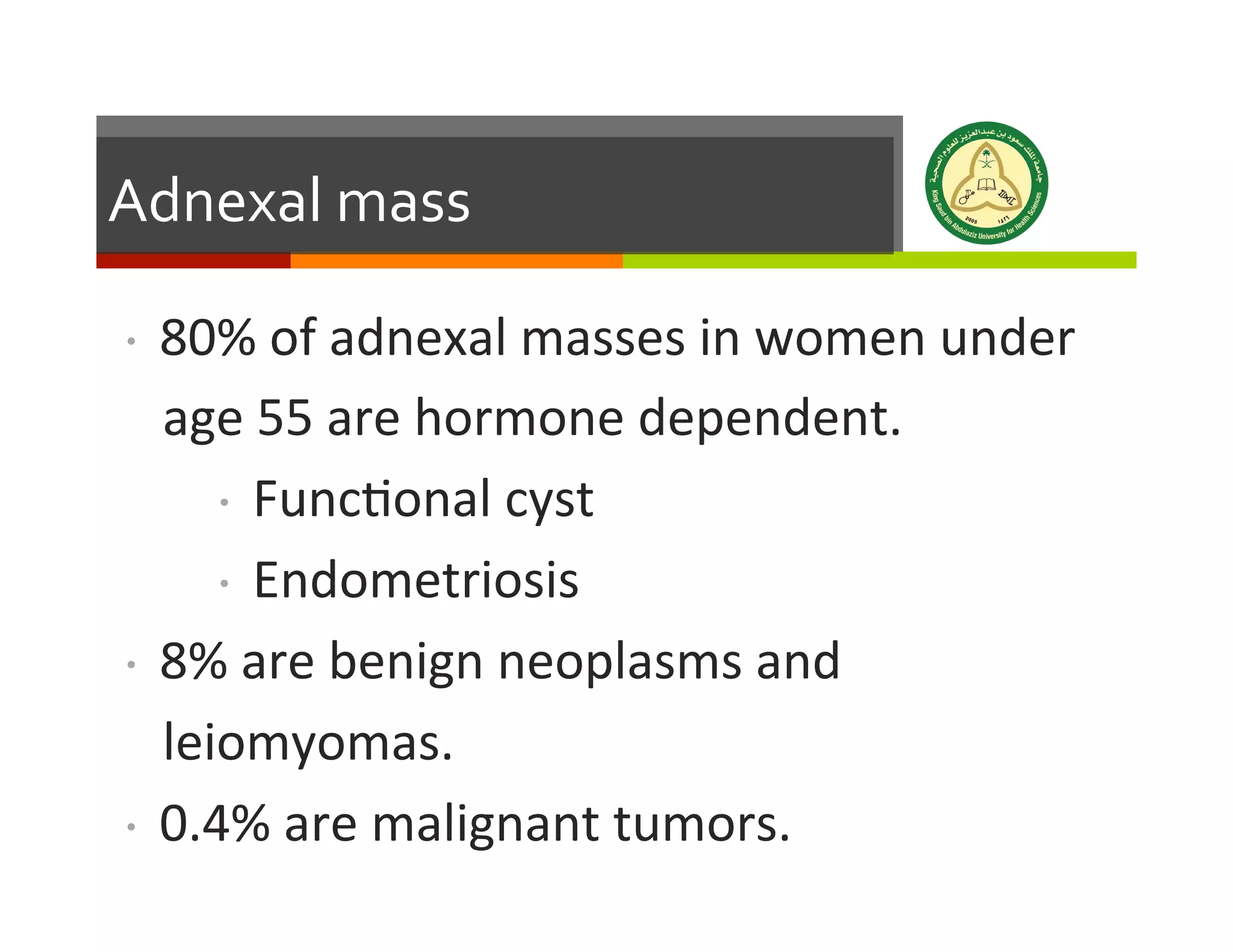 Adnexal mass kauh | PDF