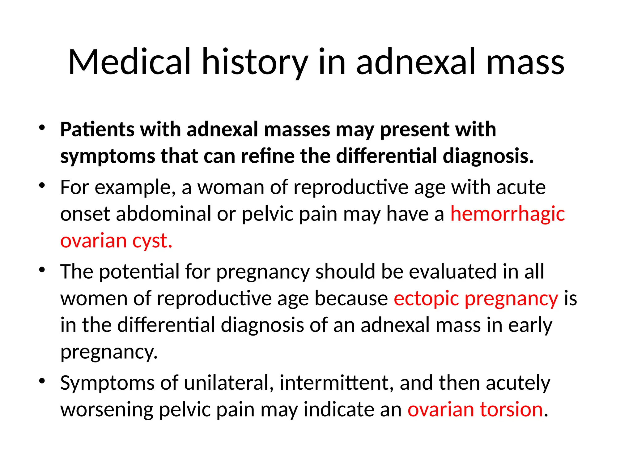 Approach to a case of ovarian and Adnexal mass.pptx