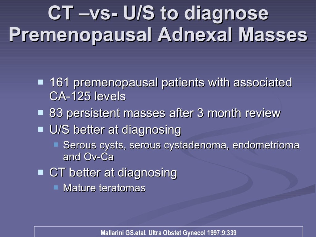 Adnexal Masses