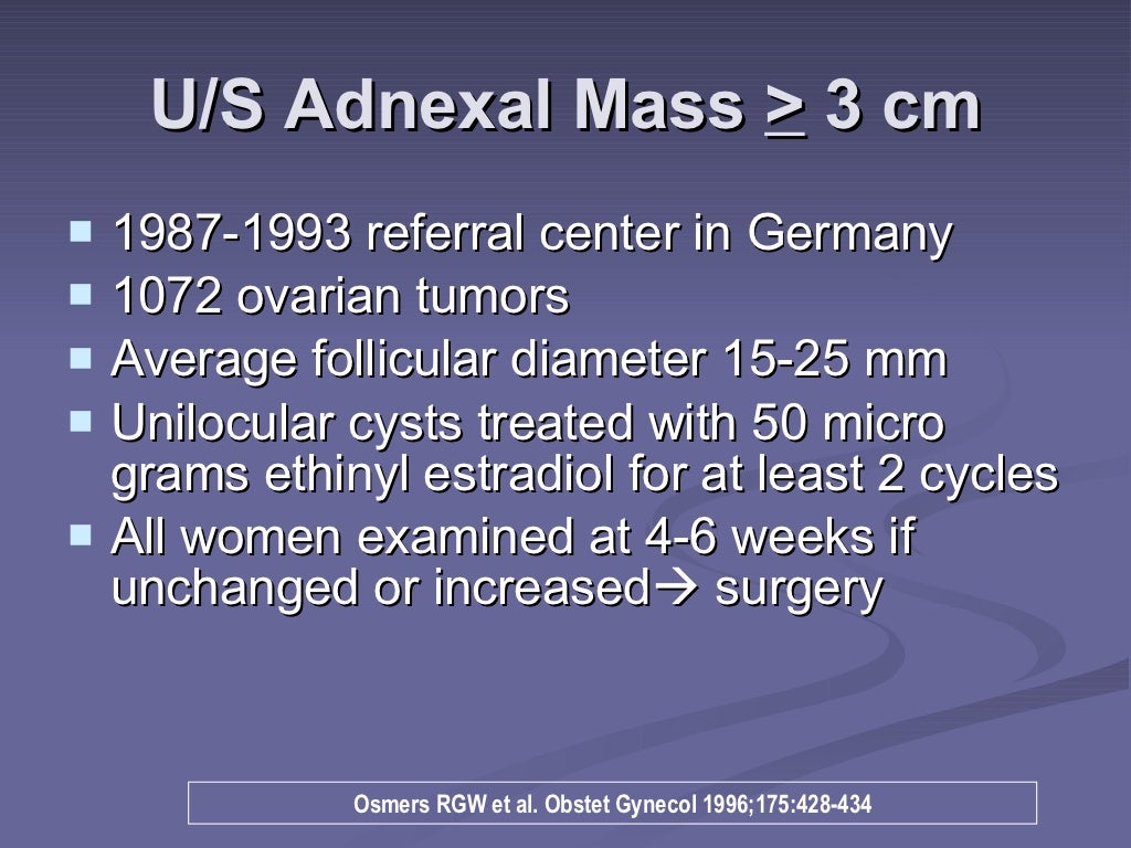 Adnexal Masses