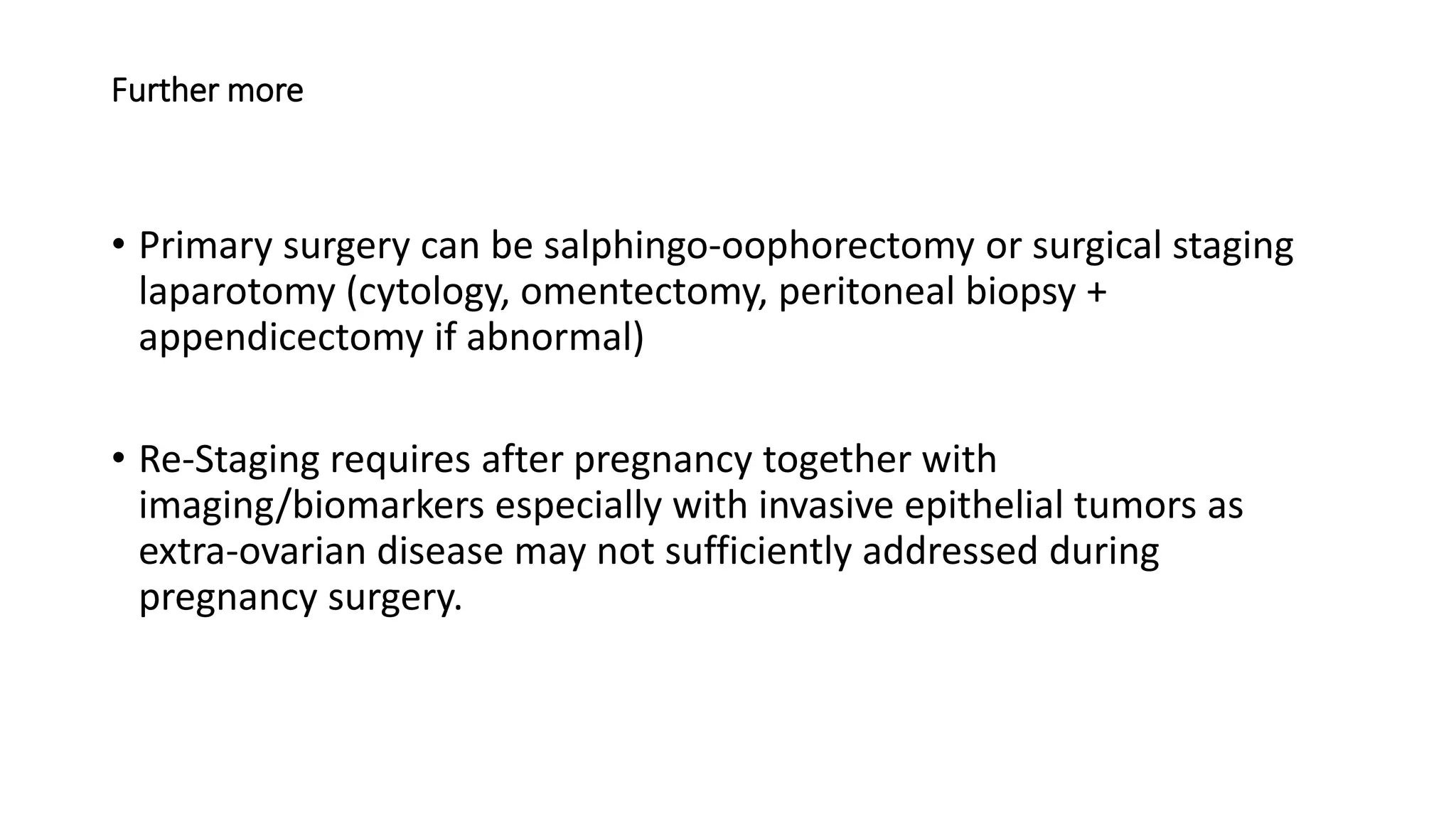 Adnexal Masses In Pregnancy Ppt