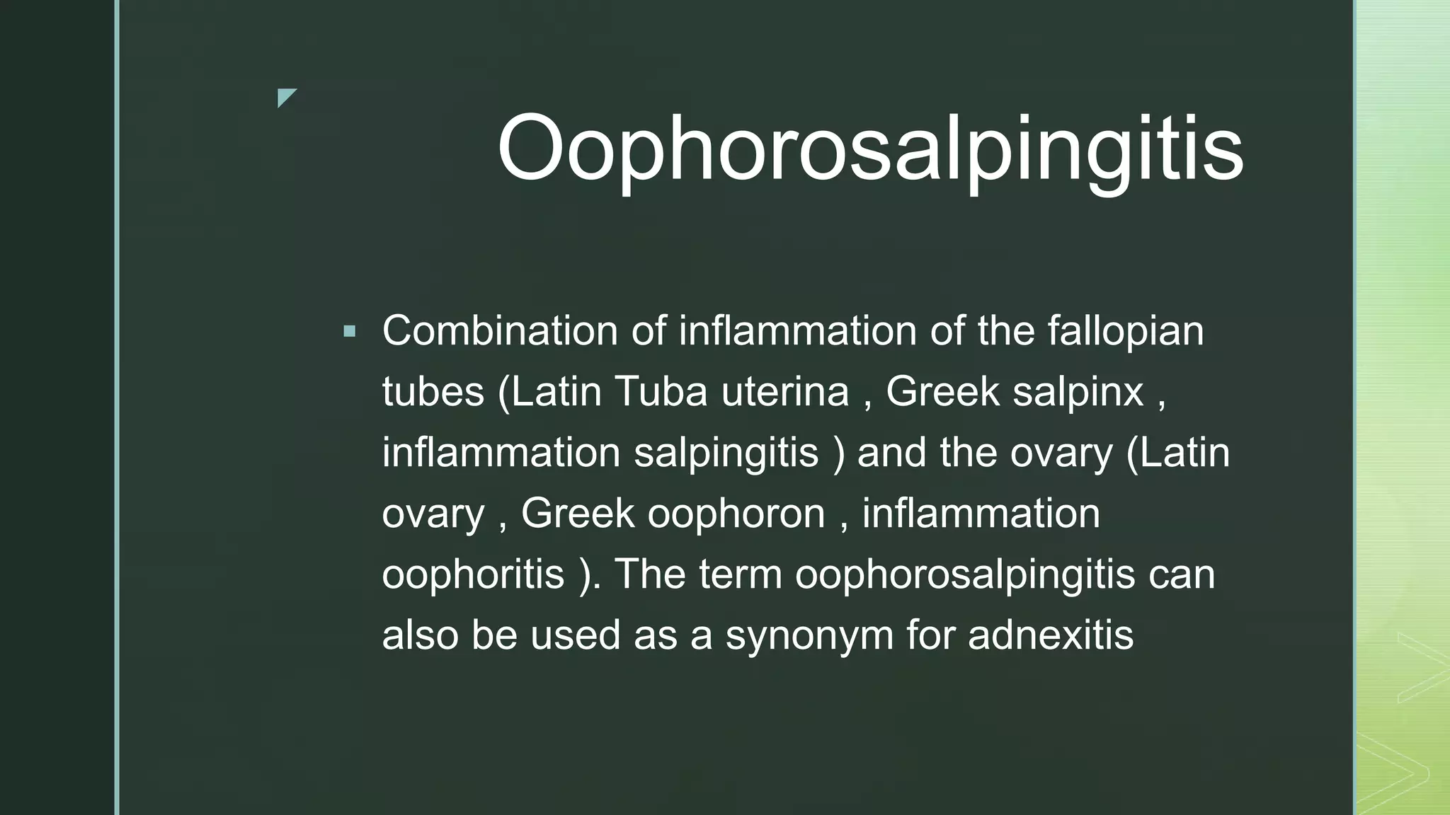 Adnexitis | PPTX