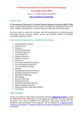 Online Paper Submission - 6th International Conference on Advanced ...