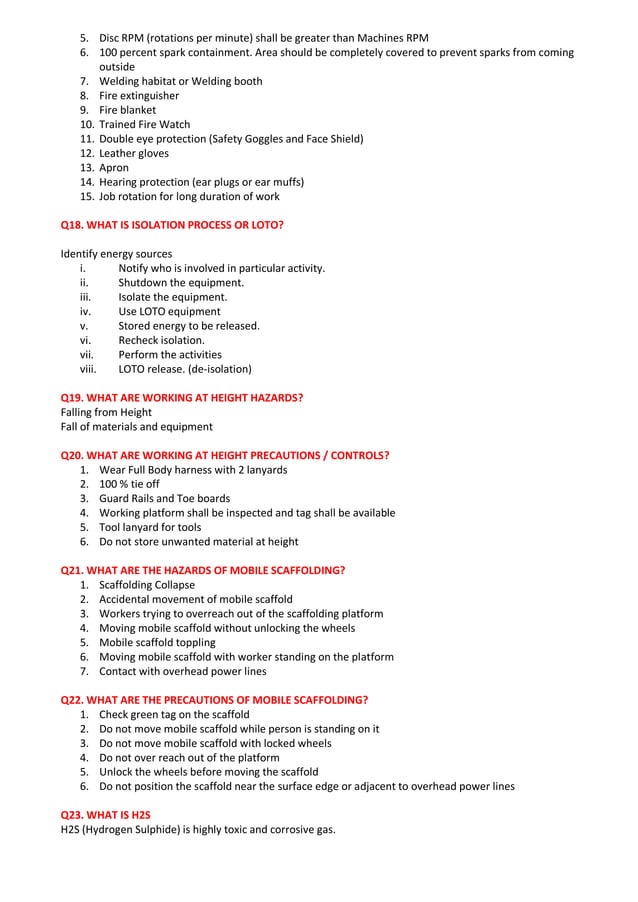 ADNOC WPR interview question and answers for UAE | PDF