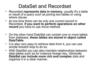 Ado | PPT | Databases | Computer Software and Applications