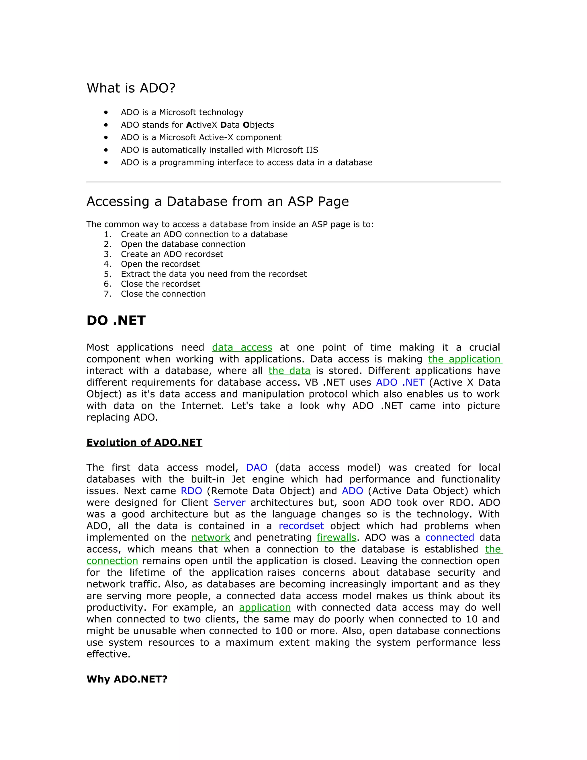 Ado | PDF