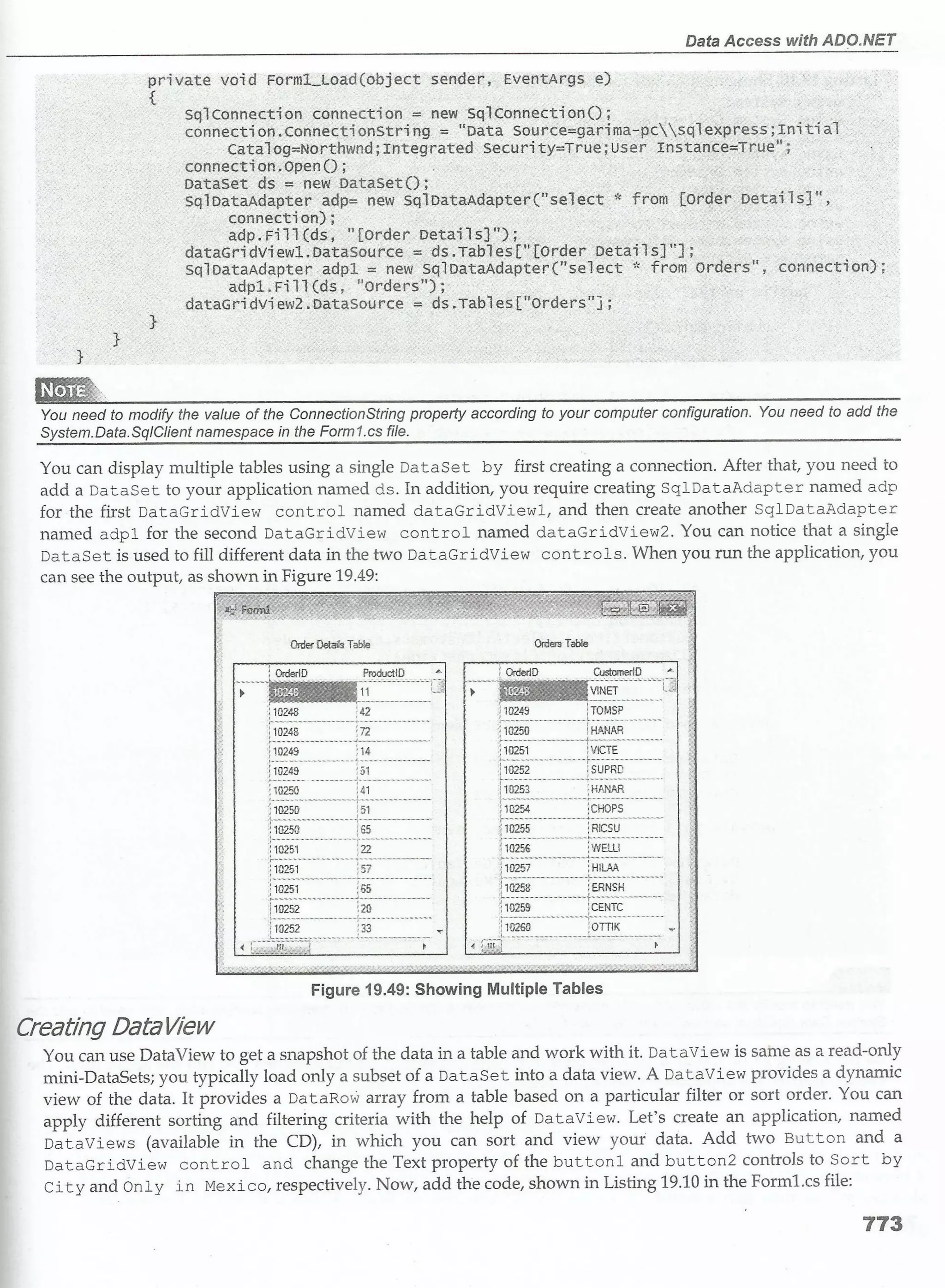 Data Access with ADO.Net