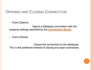 Ado.net by Awais Majeed | PPT