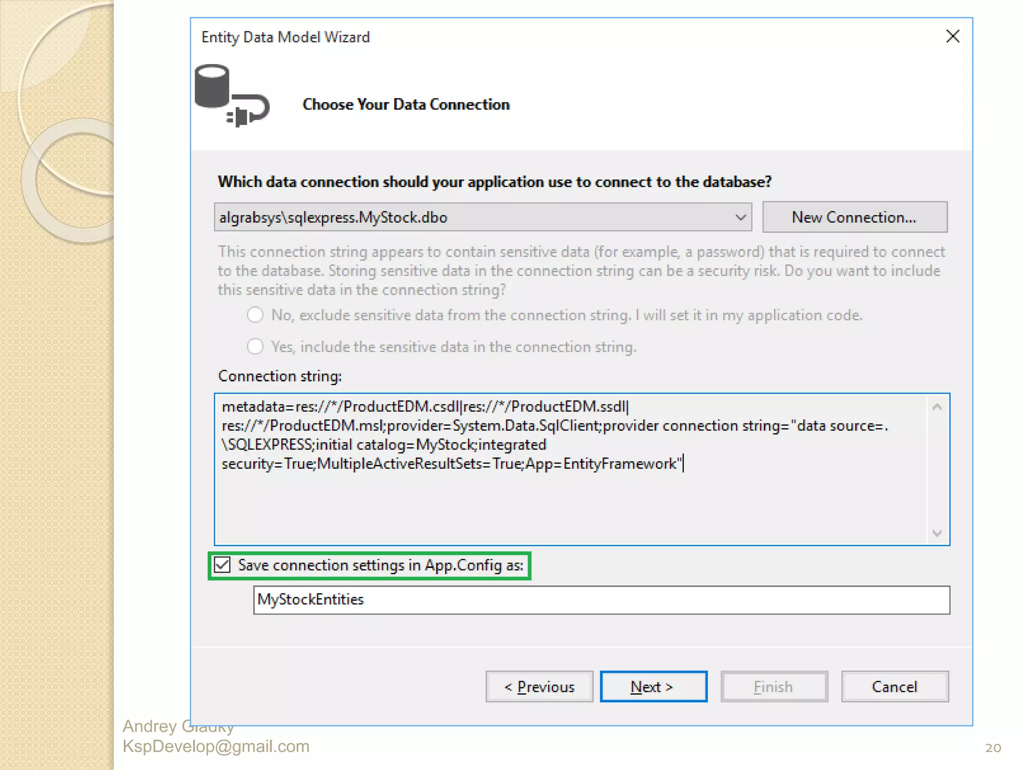 Module 6 Entity Framework Ppt