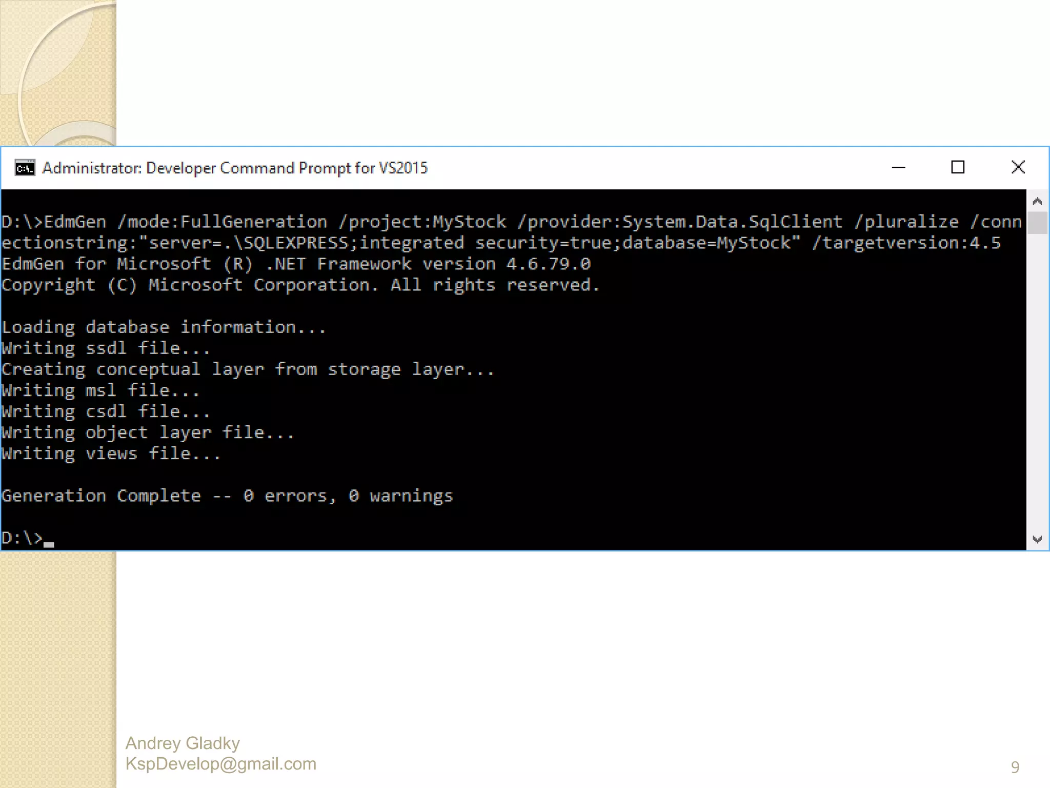 Ado.net module 6 entity framework | PPT