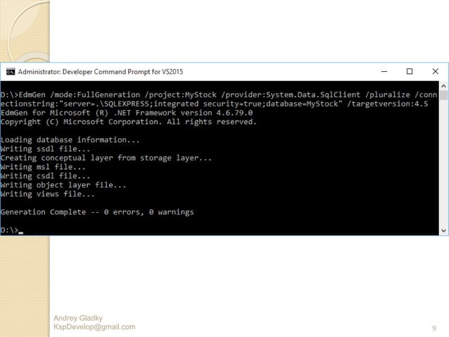 Ado.net module 6 entity framework | PPT