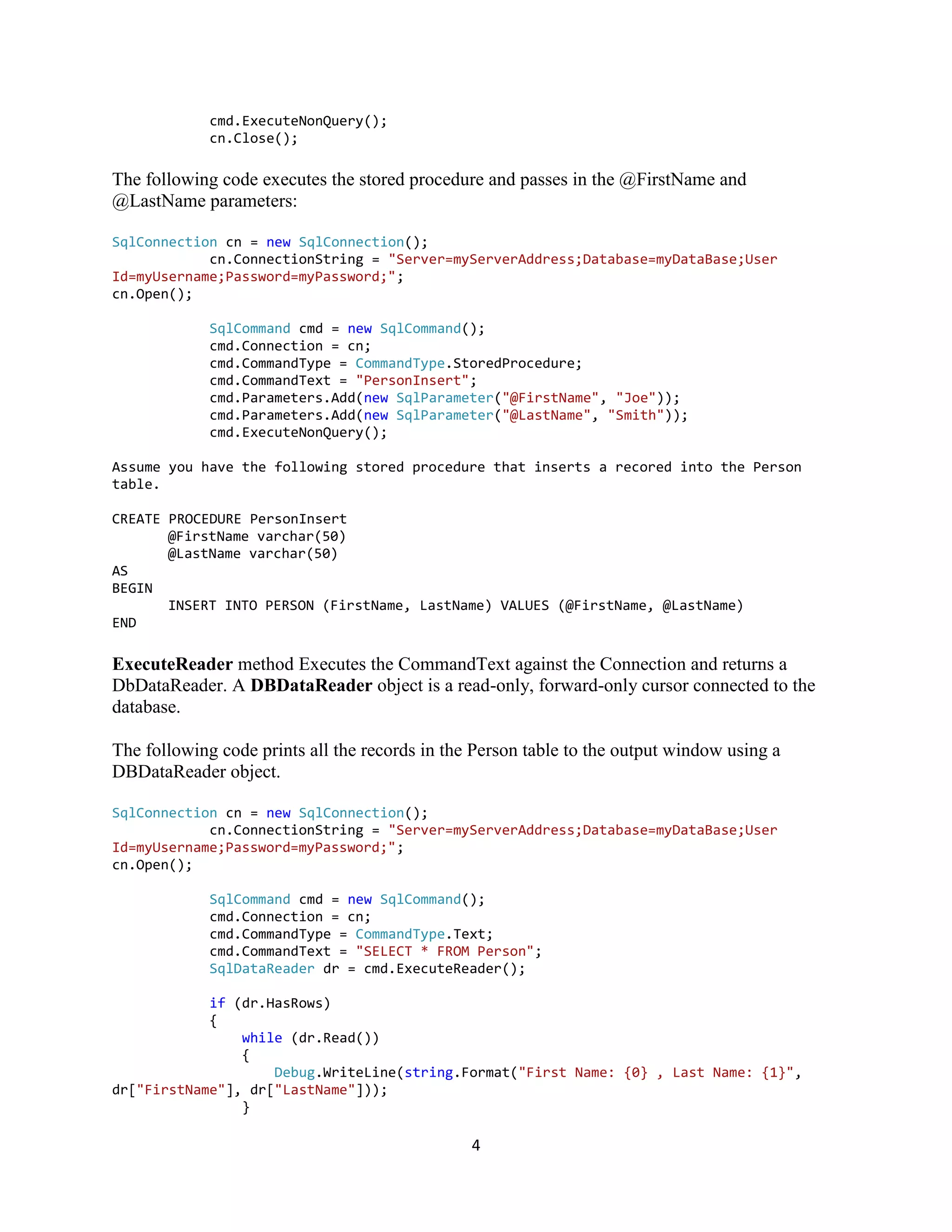 Ado.Net Architecture | PDF