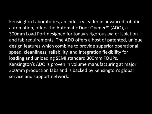 ADO- Automatic Door Opener | PPT