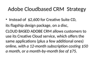 Adobe -Cloud Based CRM.pptx Telecommunications | PPTX