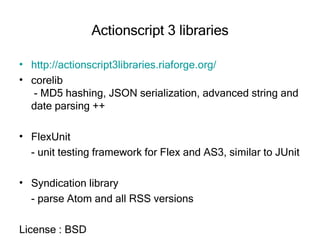 Adobe Flex Resources 6439 | PPT