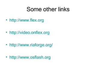 Adobe Flex Resources | PPT