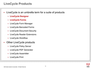 Adobe Livecycle - A Brief But Thorough Introduction | PDF