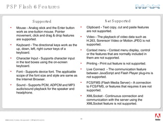 Adobe MAX 2006 - Creating Flash Content for Consumer Electronics | PPT