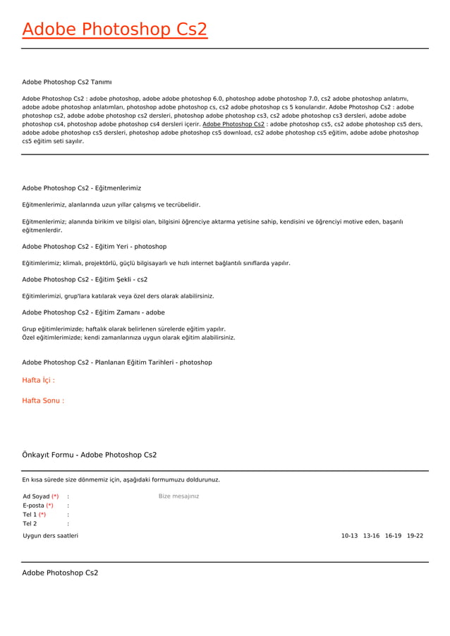 Adobe photoshop-cs2 | PDF