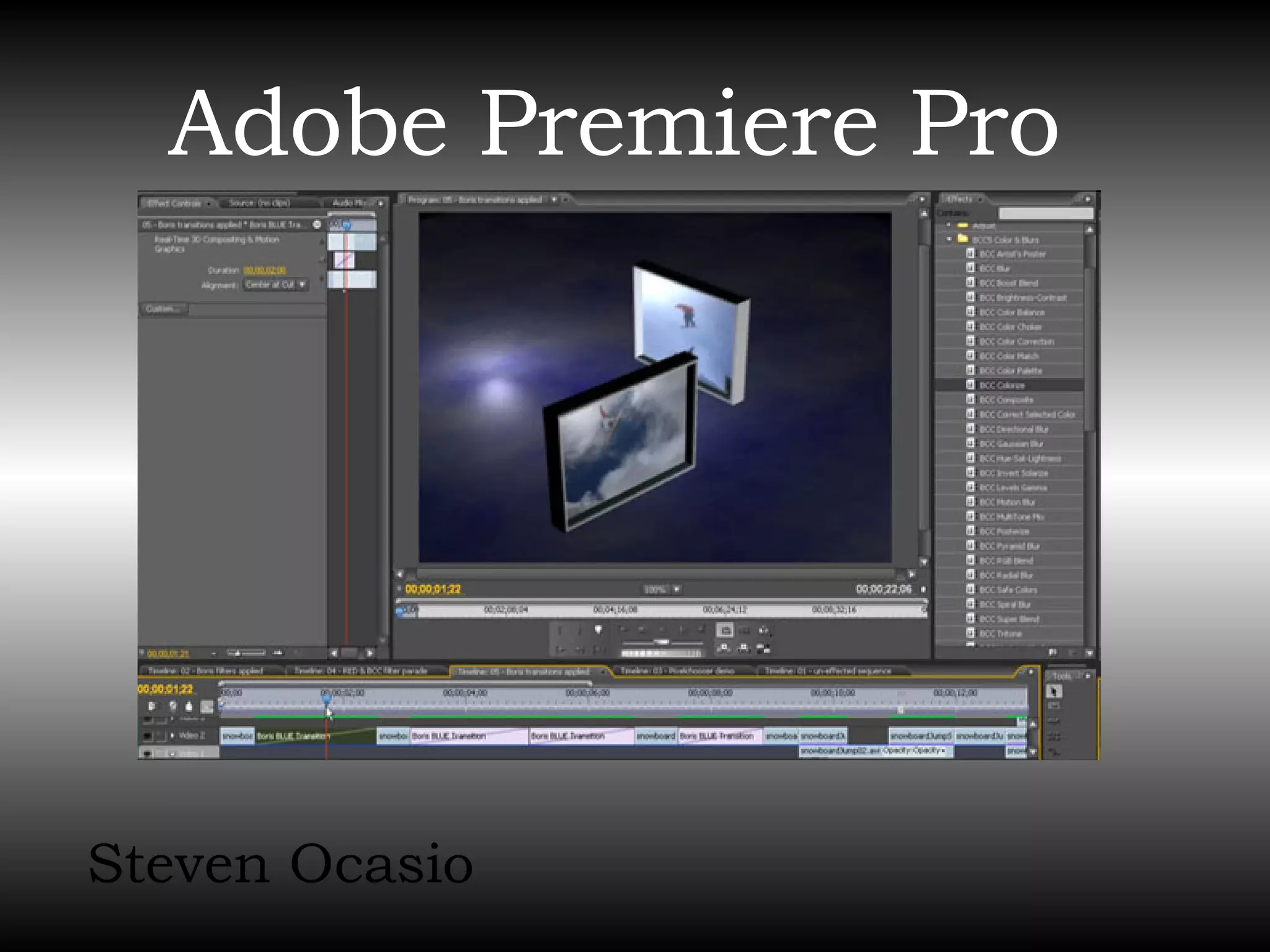Adobe Premiere Pro | PPT