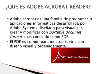 Adobe acrobat reader | PDF