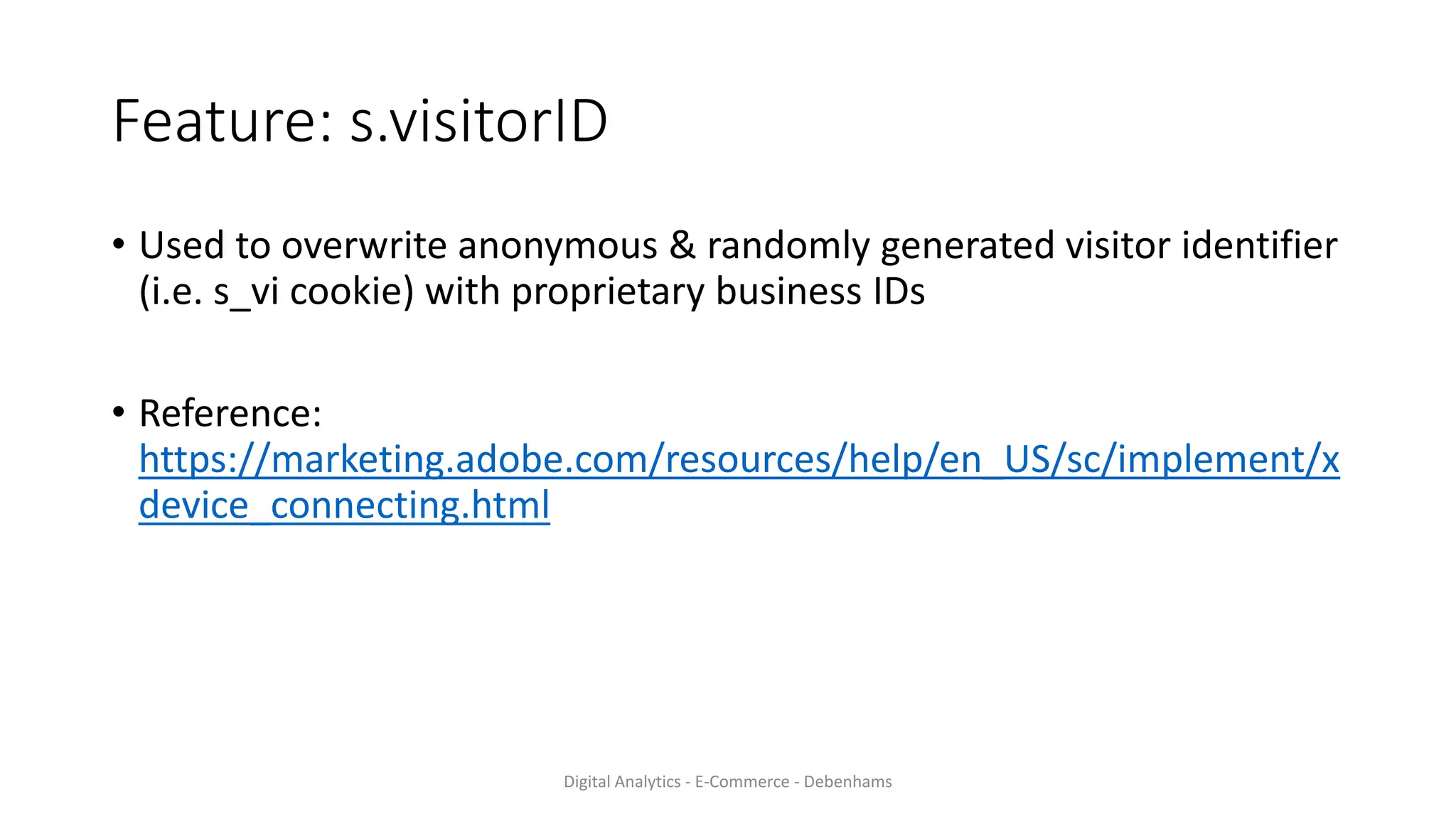 Adobe analytics & Visitor cross-device identification