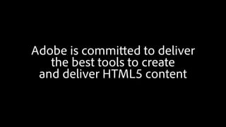 Adobe and html5 | PDF