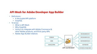 Adobe App Builder Overview & Get Started Guideline | PDF