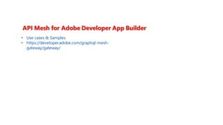 Adobe App Builder Overview & Get Started Guideline | PDF