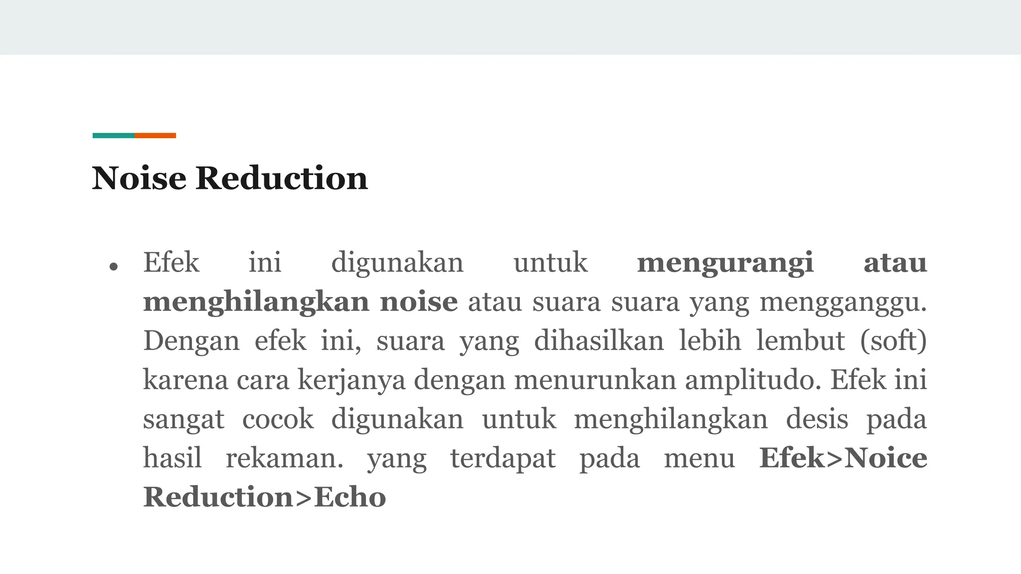 ADOBE AUDITION LATIHAN 16 tentang penggunaan audio | PPTX