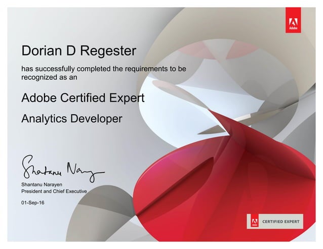 Adobe Certified Expert - Analytics Developer | PDF