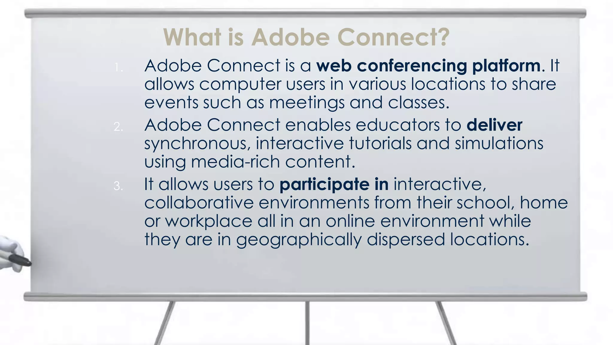 Adobe connect | PPT