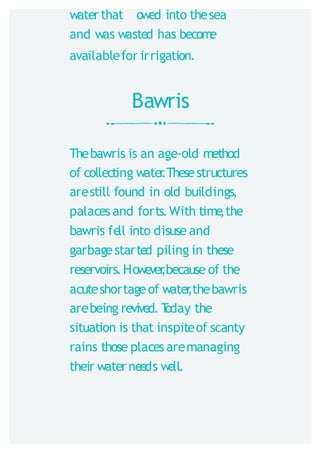 Class 7 CBSE NCERT Science Ch - 16 Water | PDF