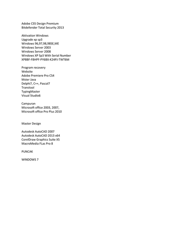 Adobe cs5 design premium | PDF