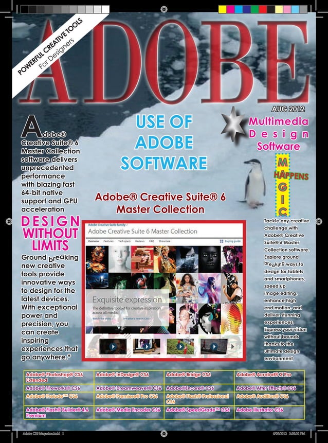 Adobe design magazine | PDF | Desktop Publishing | Computer Software and Applications