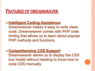 ADOBE DREAMWEAVER | PPTX