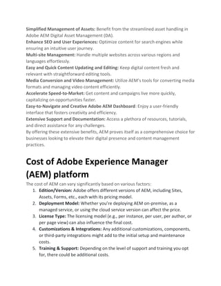 Adobe Experience Manager (AEM) CMS Guide | PDF