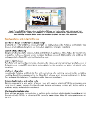 Adobe fireworks cs5 [old version] | PDF | Desktop Publishing | Computer ...