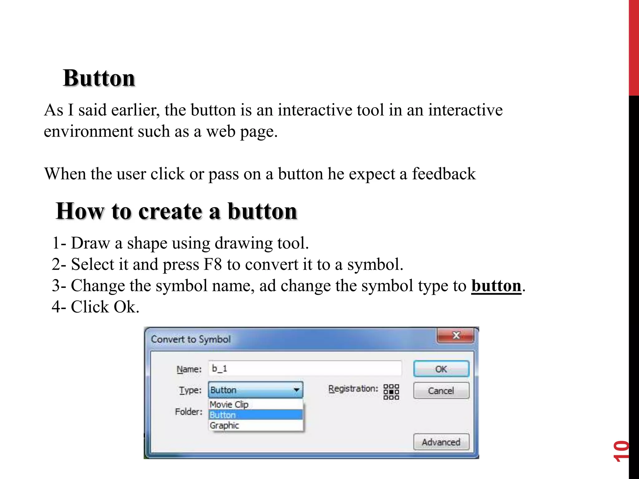 Adobe flash symbols | PPTX