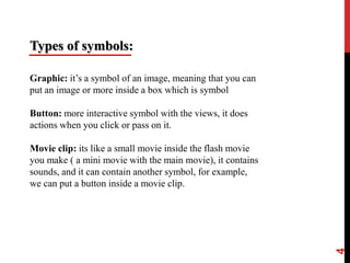 Adobe flash symbols | PPTX